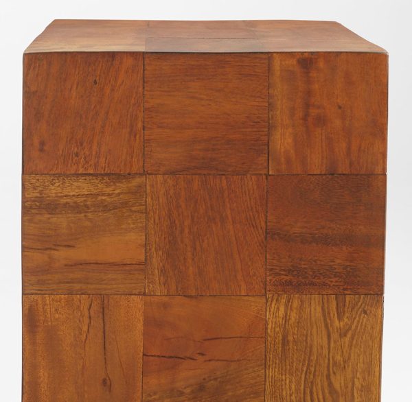 Halma Pedestal Table - Get Classic Wooden Accent Table