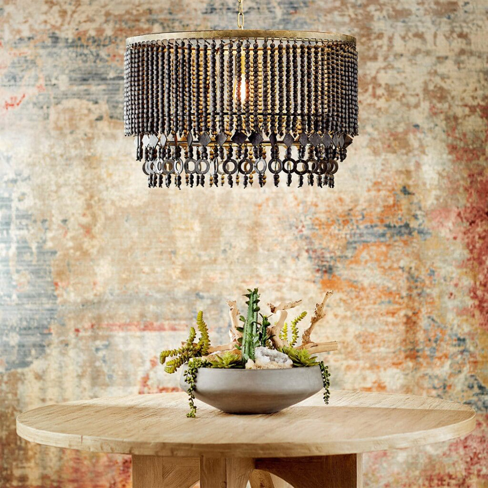 Round Black Pendant Lights, Chandeliers & More at Sophia Home
